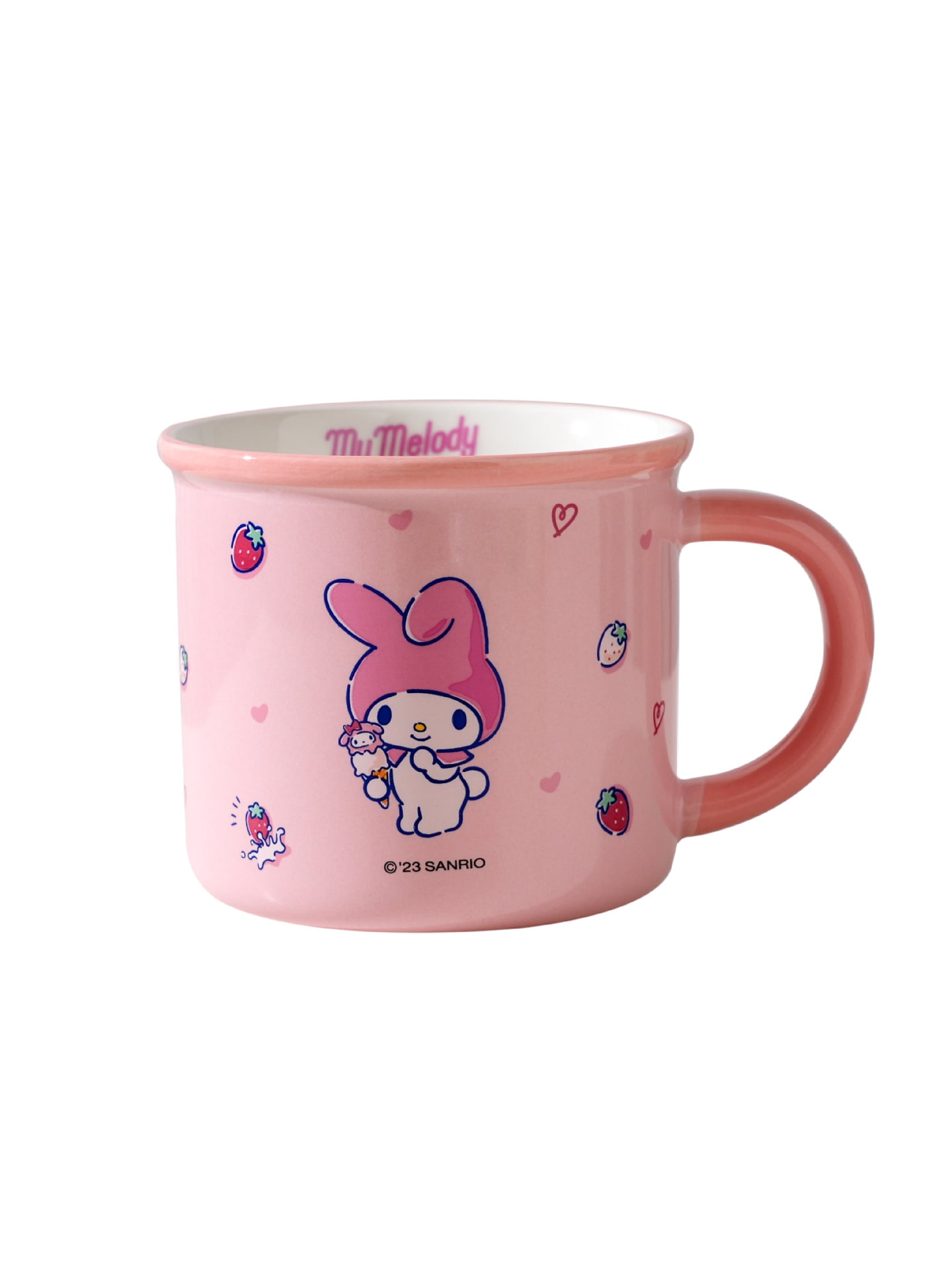 Kawaii Ins Sanrio Anime Figure Ceramic Mug Cartoon Hello Kitty Coffee ...