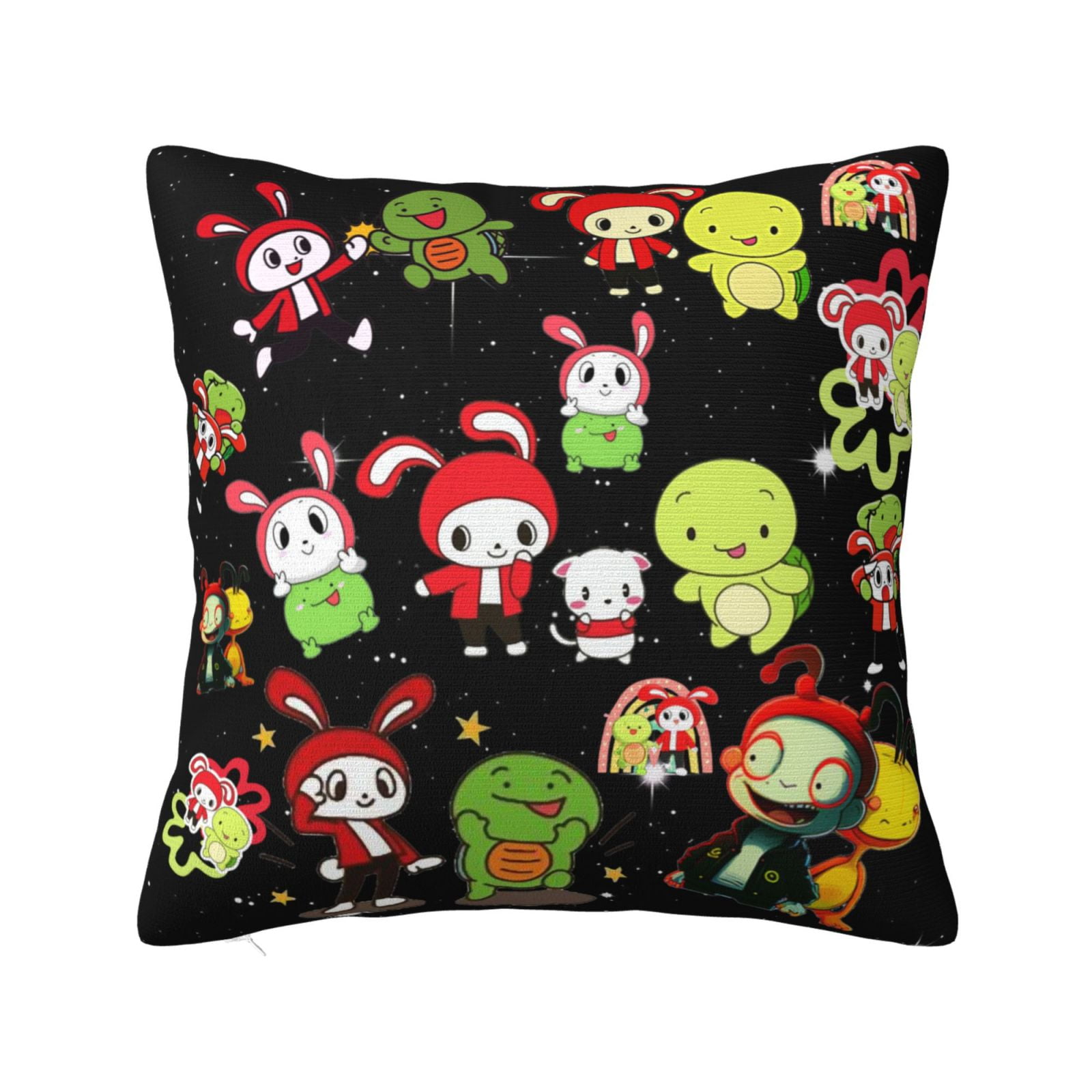 Kawaii Jj Mikey Maizen Soft Pillowcase With Hidden Zipper Throw Pillow ...