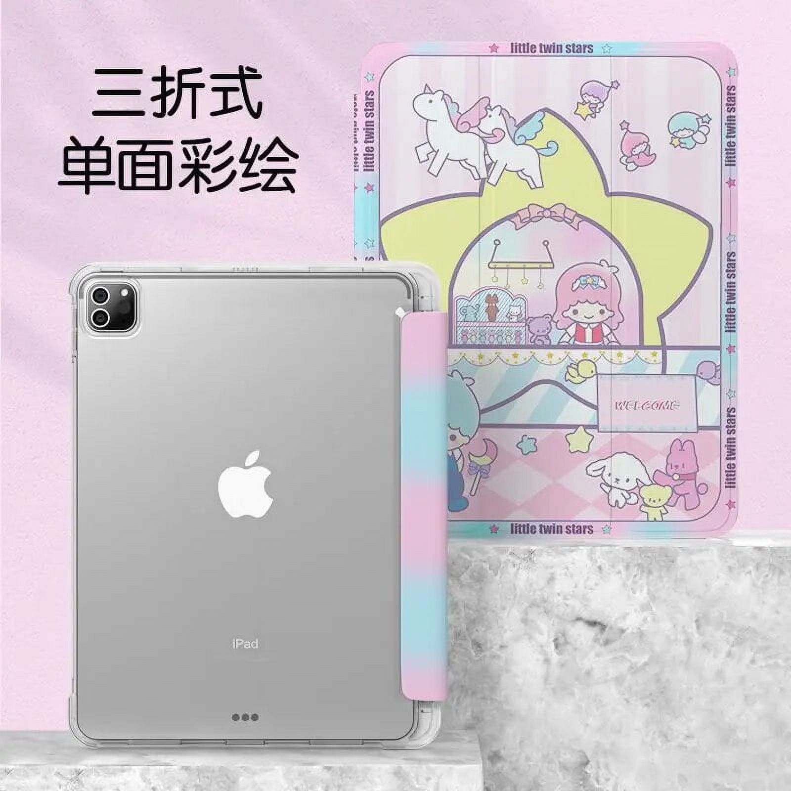 Kawaii Kuromi Littletwinstars Funny Cover for Ipad 2022 2021 2020 2019 ...