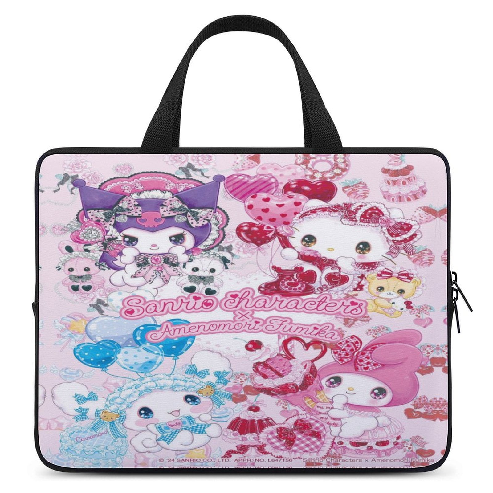 Kawaii Kuromi Melody Hello-Kitty Cinnamoroll 17 Inch Laptop Bag ...