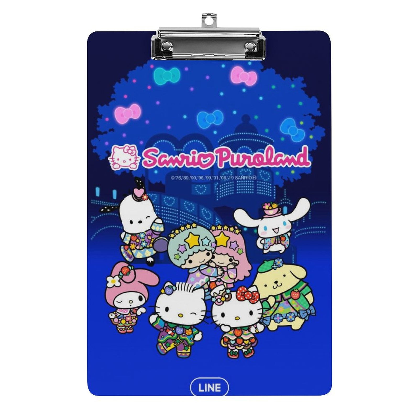 Kawaii Kuromi Melody Hello-Kitty Cinnamoroll Acrylic Clipboard A4 Size ...