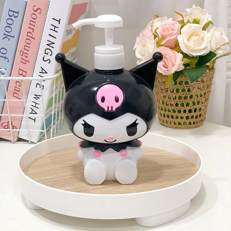 Kawaii Kuromi My Melody Cinnamoroll Cartoon Push-Type Lotion Bottle ...