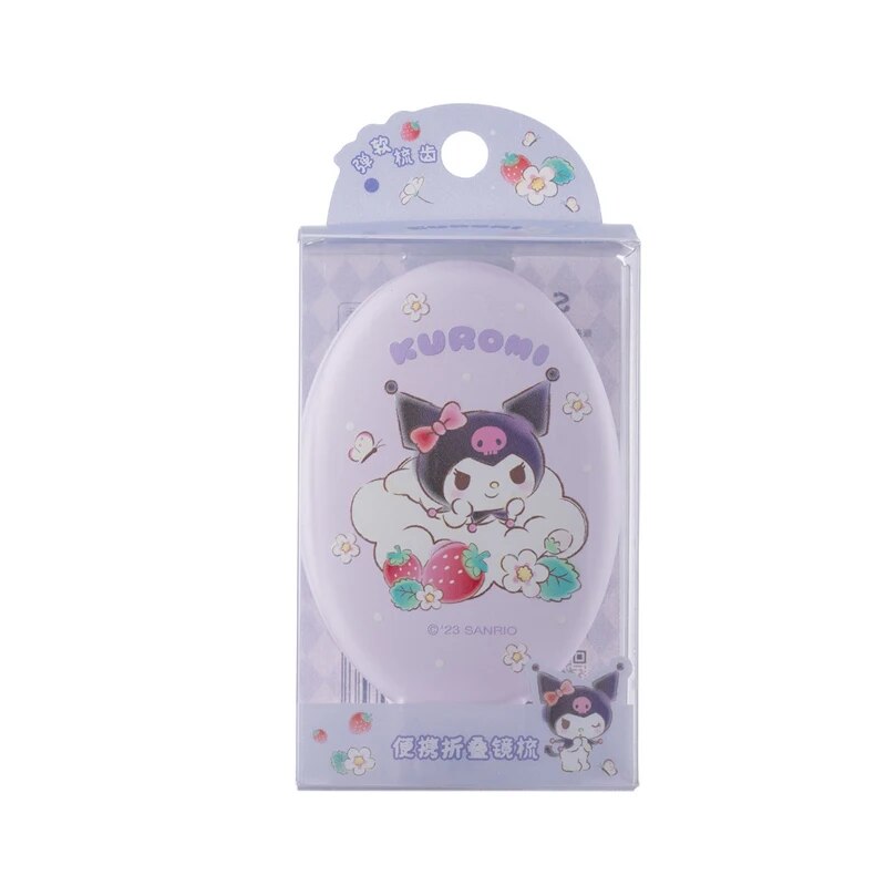 Kawaii Kuromi My Melody Cinnamoroll Strawberry Series Portable Folding ...