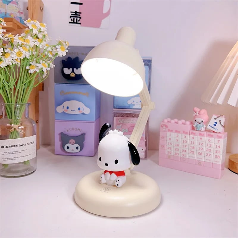 Kawaii Kuromi My Melody Hello Kitty Folding Eye Protection Table Lamp ...