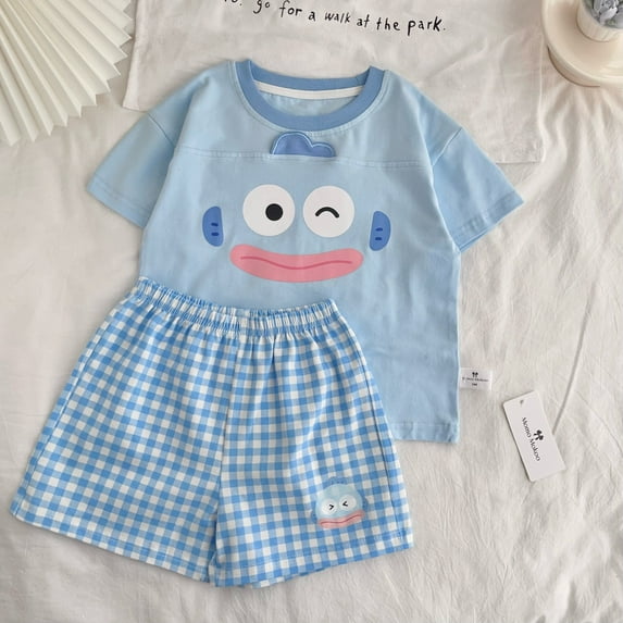 Kawaii Kuromi My Melody Pure Cotton Shorts Home Clothing Set Summer ...