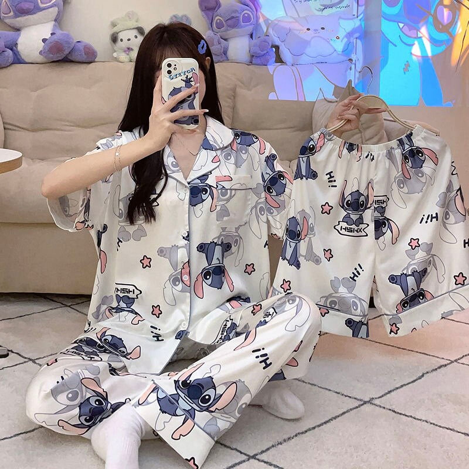 Kawaii Kuromi Pajamas Anime Sanrio Cartoon Pochacco Crayon Shinchan ...