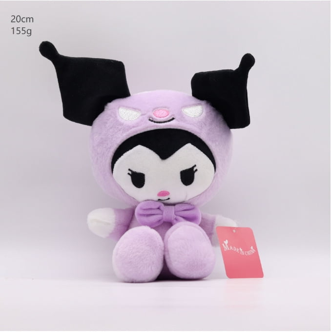 Kawaii Kuromi Plush Doll , Cartoon Stuffed Soft Toy, Lovely Plushies ...