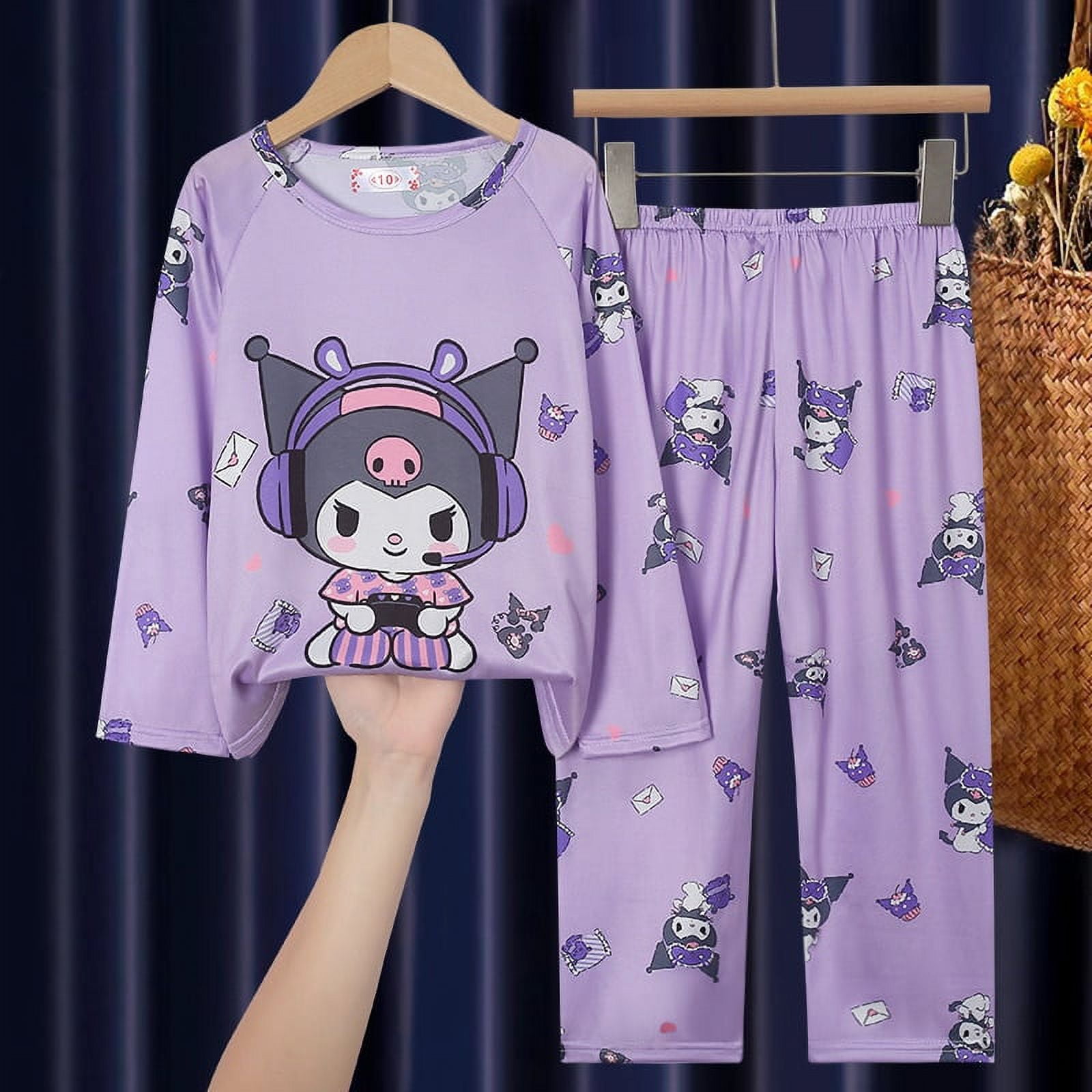 Kawaii Kuromis Cinnamorolls Children Pajamas Sets Anime Girl Boy ...