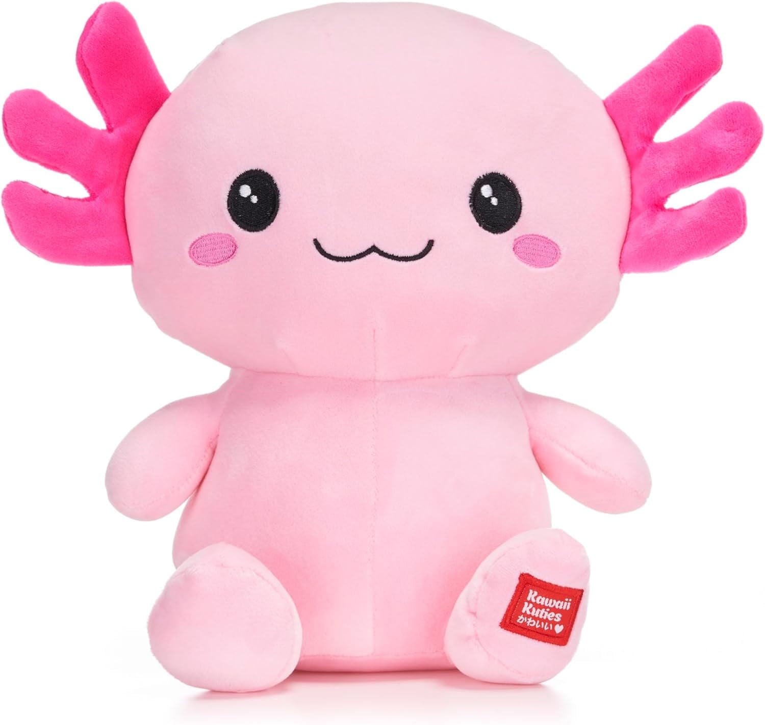 Kawaii Kuties 9.5 Inch (24cm) Kai the Axolotl Squishy Soft Plush Toy ...