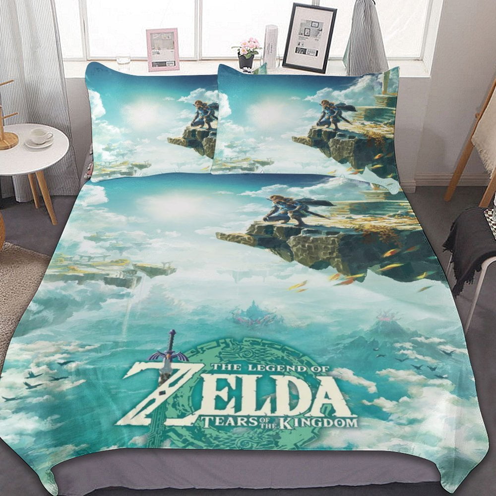 Kawaii Legend Of Zelda Duvet Cover Set 3D Printed Bedding Set Ultra ...