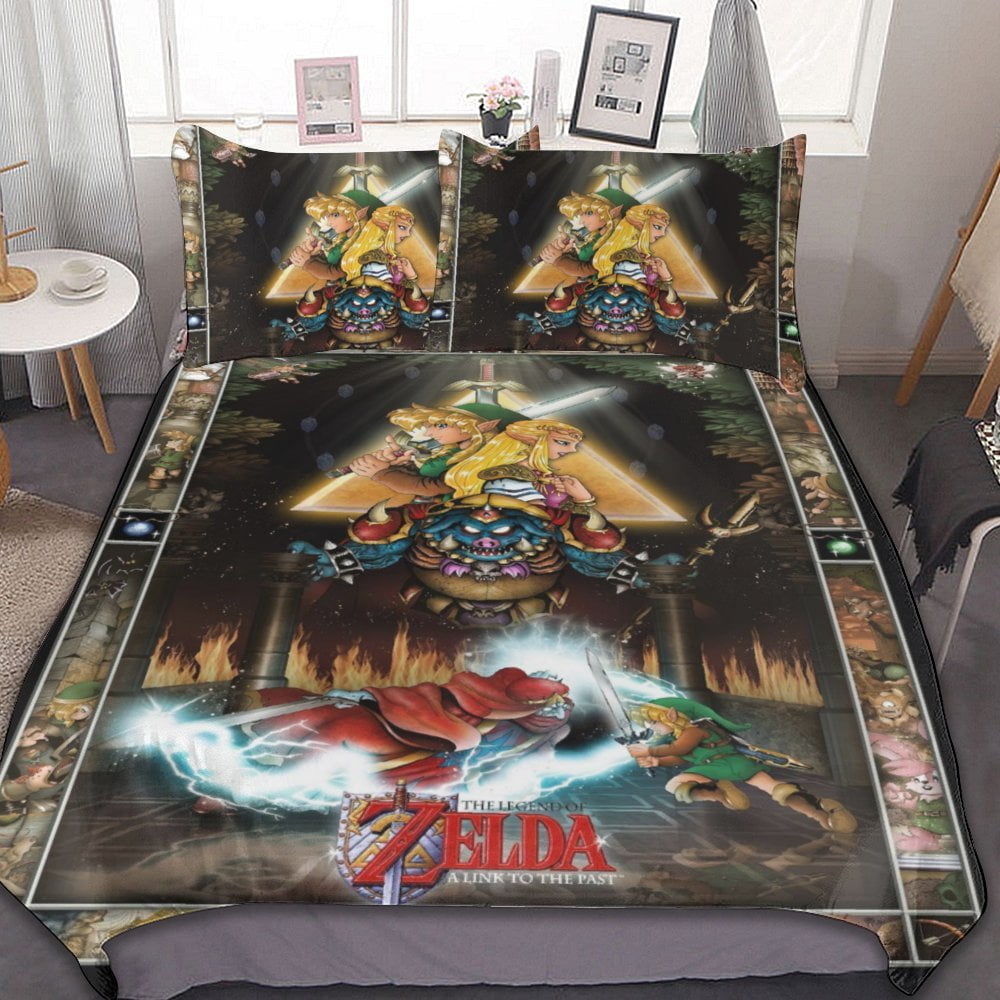 Kawaii Legend Of Zelda Duvet Cover Set, Bedding Set for Kids Teens ...