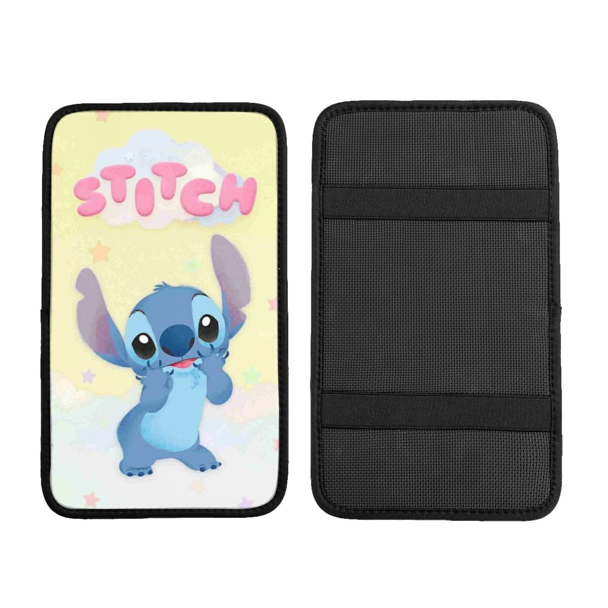 Kawaii Lilo & Stitch Car Armrest Pad Cover anime cute (68) Auto Center ...