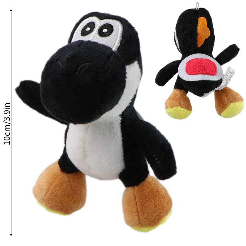 Kawaii Mario Bros Green Yoshi Soft Plush Keychain Toys Yellow Super ...