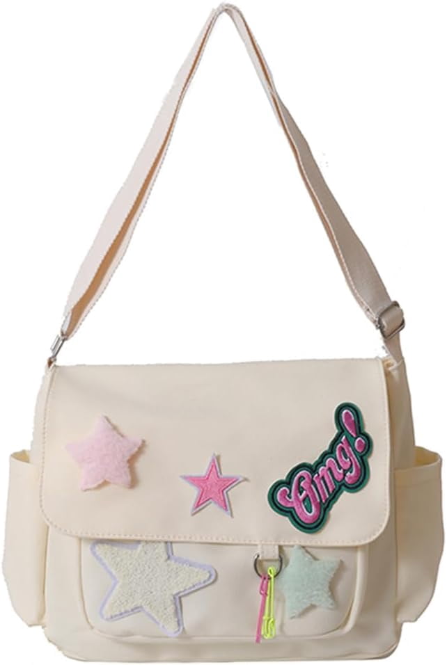 Kawaii Messenger Bag Cute Crossbody Bag Kawaii Aesthetic Shoulder Bag ...