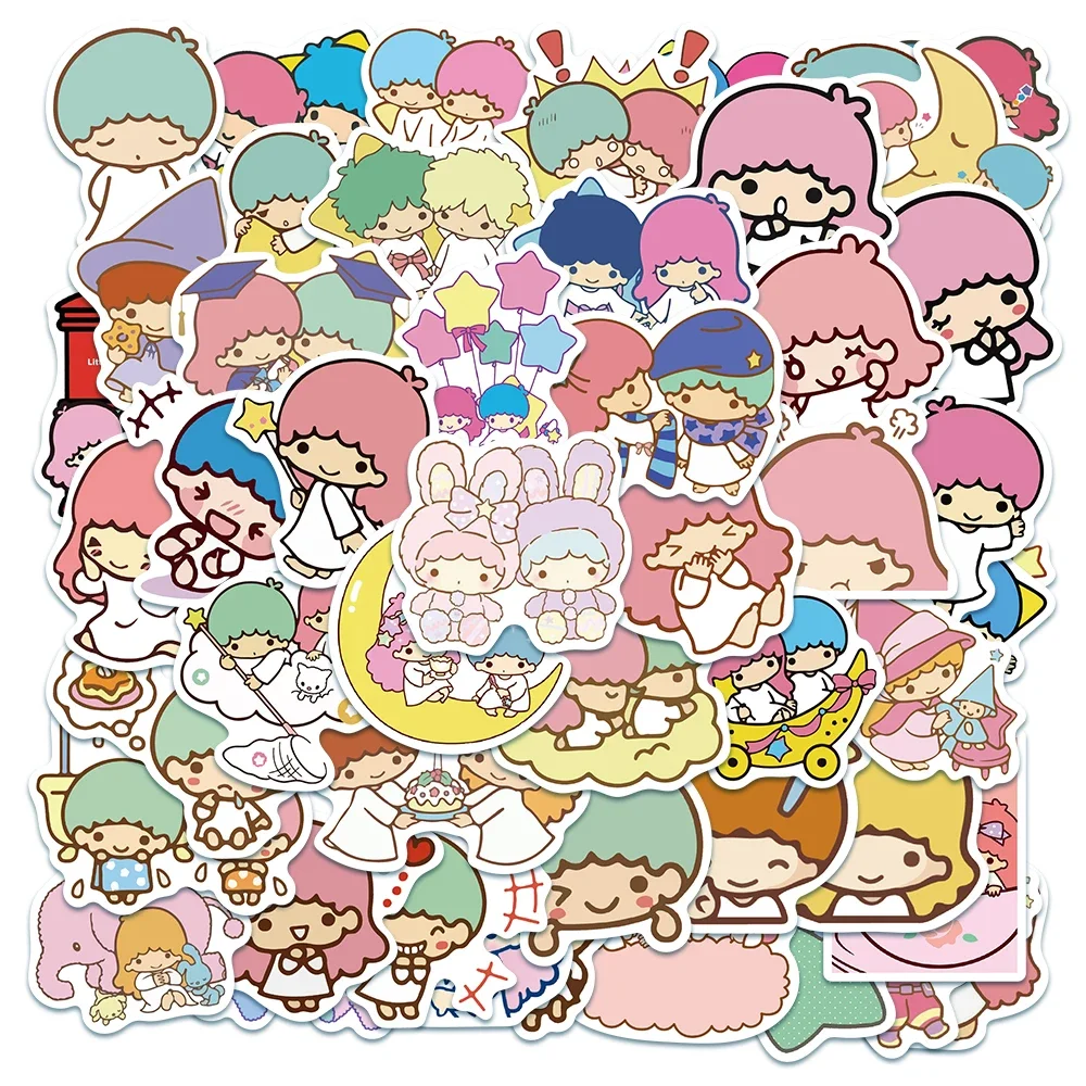 Kawaii Mixed Cute Sanrio Stickers Cinnamoroll HelloKitty Kuromi Decals ...