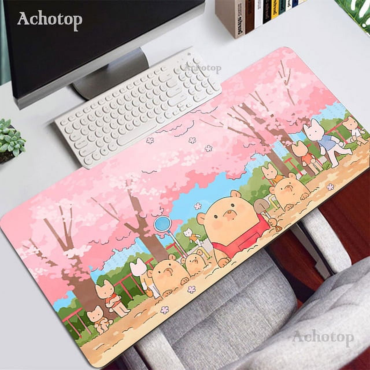 Kawaii Mouse Pad Gamer Large Cute Mousepad Summer Keyboard Computer ...