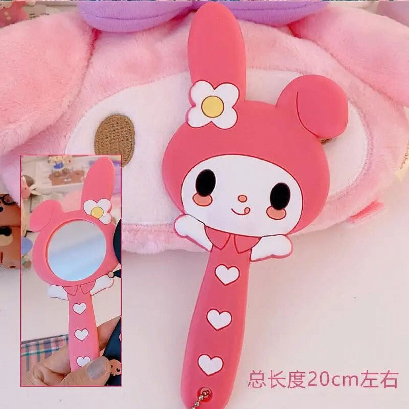 Kawaii New Sanrio Hello Kitty Desktop Makeup Mirrors Can Stand Desktop ...