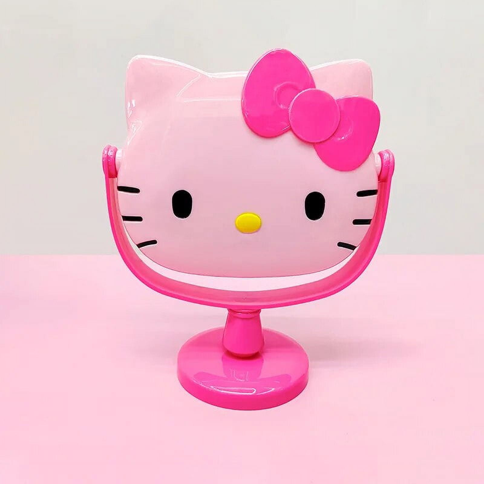 Kawaii New Sanrio Hello Kitty Desktop Makeup Mirrors Can Stand Desktop ...