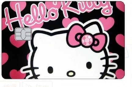 Kawaii New Sanrios Diy Bank Card Sticker Decor Anime Cartoon Kuromi My ...