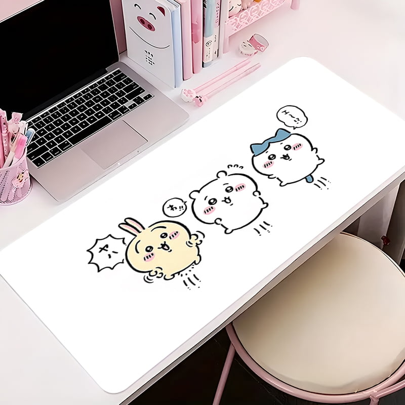 Kawaii Office Deskmat Large Mouse Pad Non-Slip Chiikawa Anime Mousepad ...