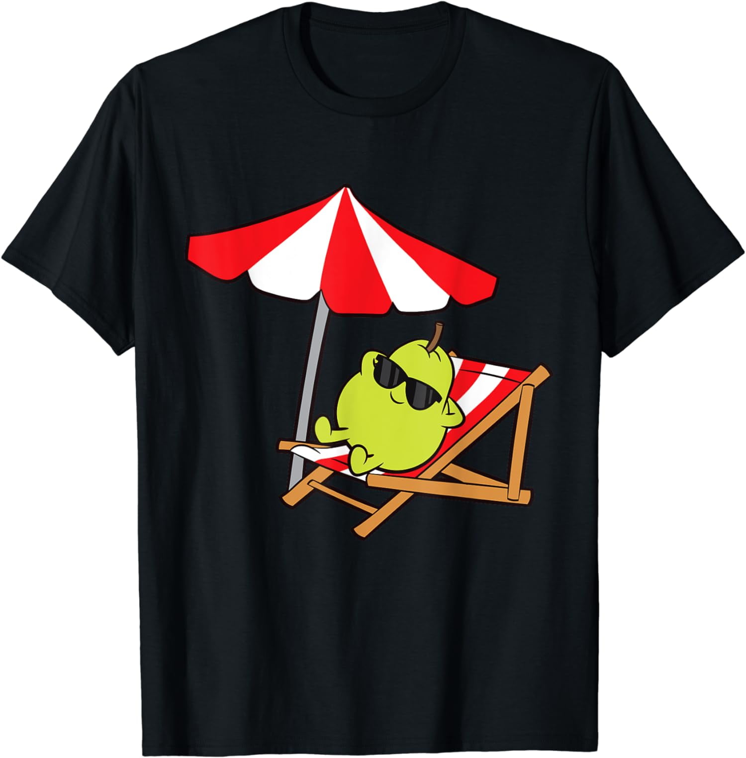 Kawaii Pear Relaxing Summer Fruit Cute Pear T-Shirt - Walmart.com