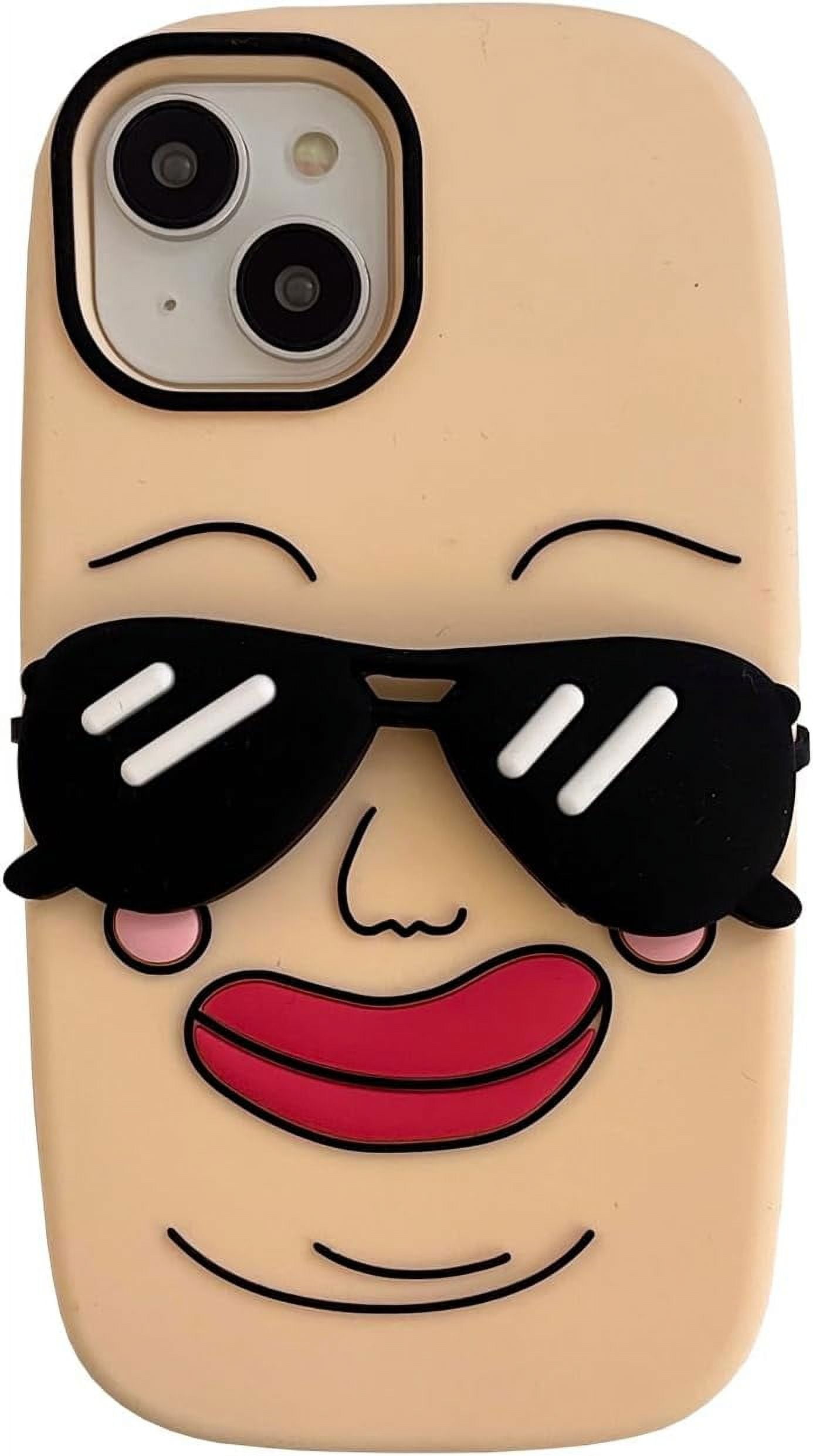 Kawaii Phone Cases for iPhone 11,Cute 3D Cartoon Funny Rolling Eyes ...