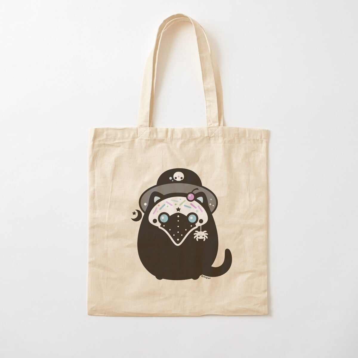 Kawaii Plague Doctor Cotton Tote Bag Canvas Tote Bag, Family Gift For ...
