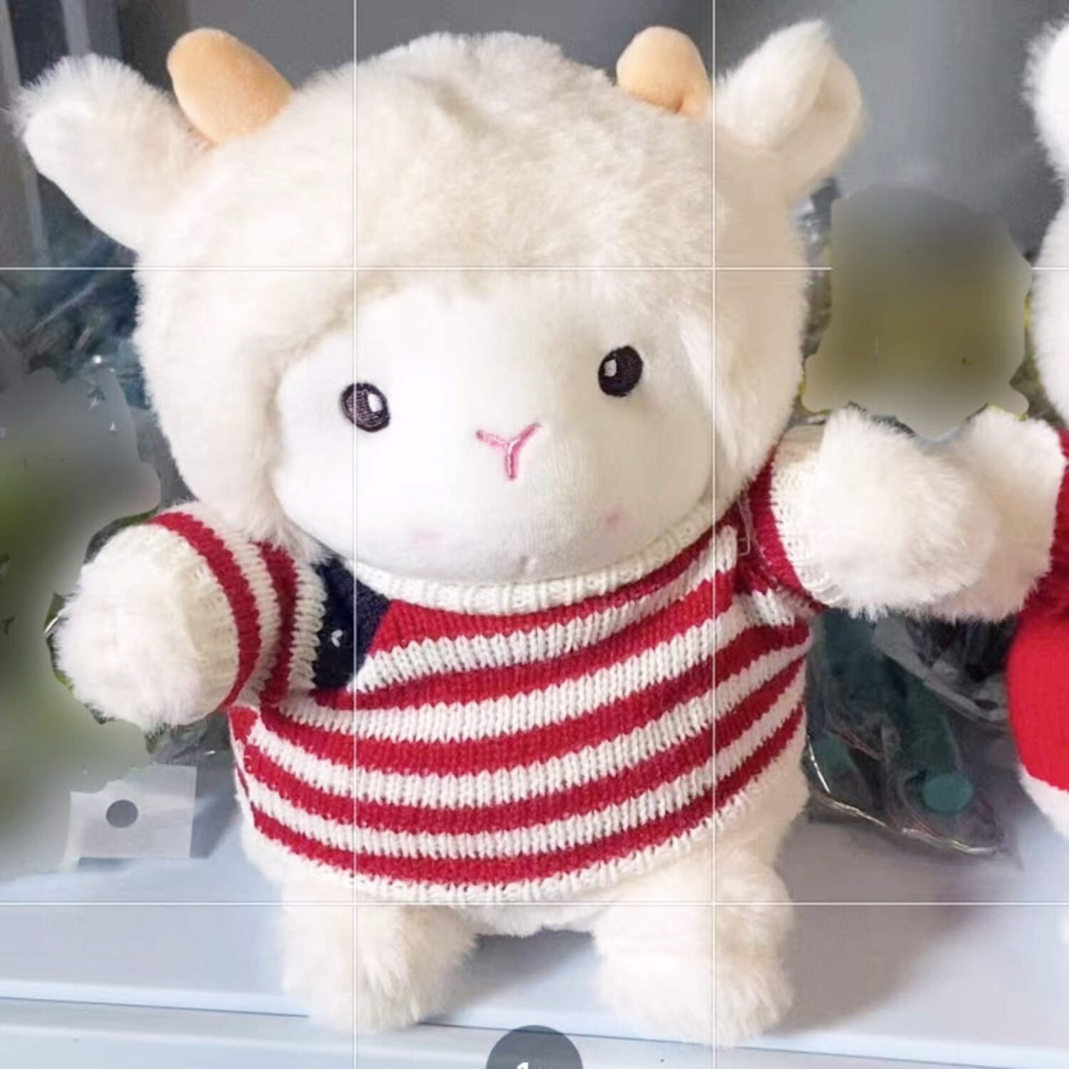 Kawaii Plush Toy Cute Little Sheep Doll Girl with Cartoon Doll Gift ...