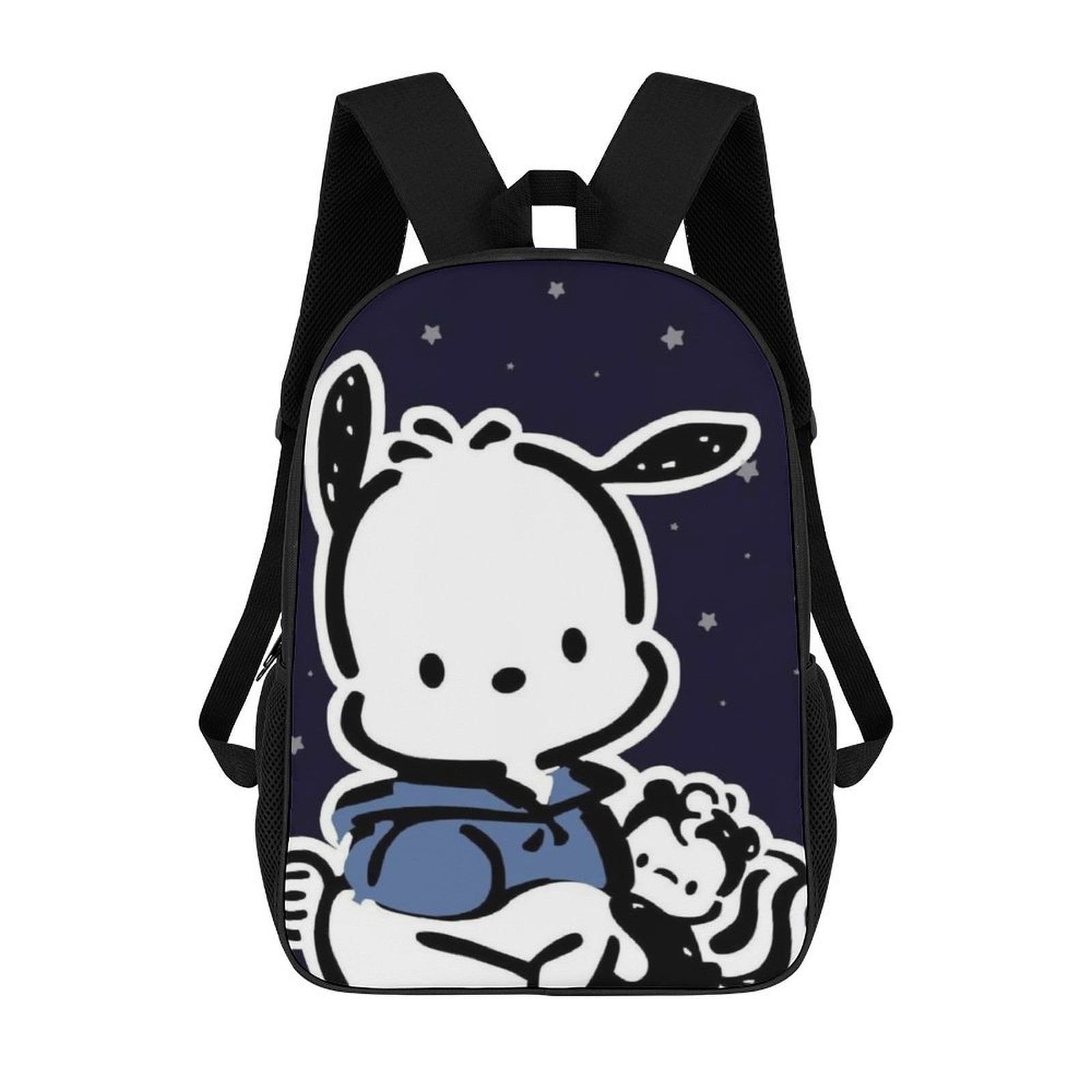 Kawaii Pochacco Backpack Cute Anime Bag Cartoon Backpack Black Bags ...