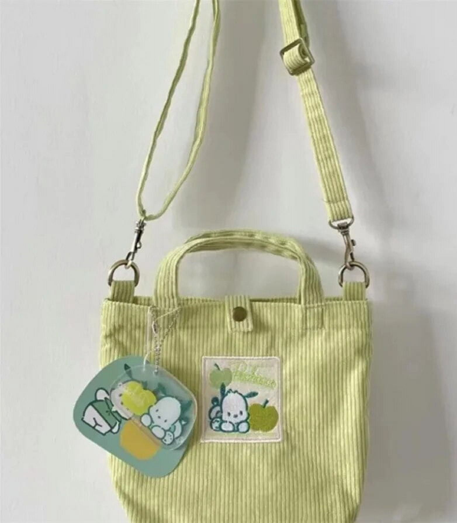 Kawaii Pochacco Bag Cartoon Cute Sanrioed Anime Series Simple Trend ...
