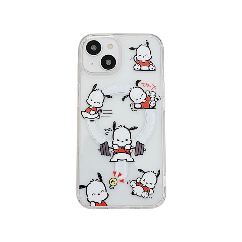 Kawaii Pochacco Sanrio Phone Case for iPhone 11 12 13 14 15 Pro Max ...
