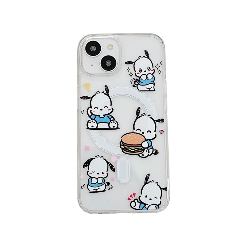 Kawaii Pochacco Sanrio Phone Case for iPhone 11 12 13 14 15 Pro Max ...