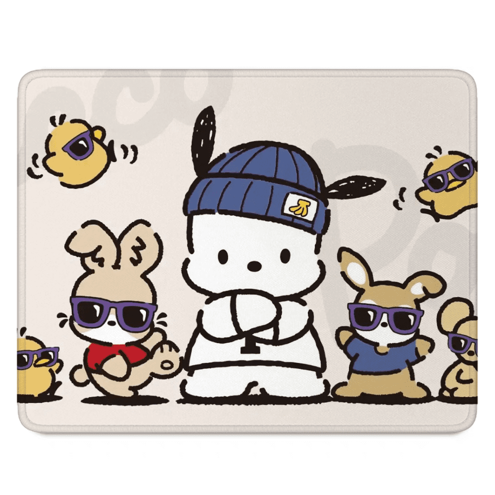 Kawaii Pochacco Sanrio Small Pad Gaming Pad Mouse Computer Mat Cute on ...