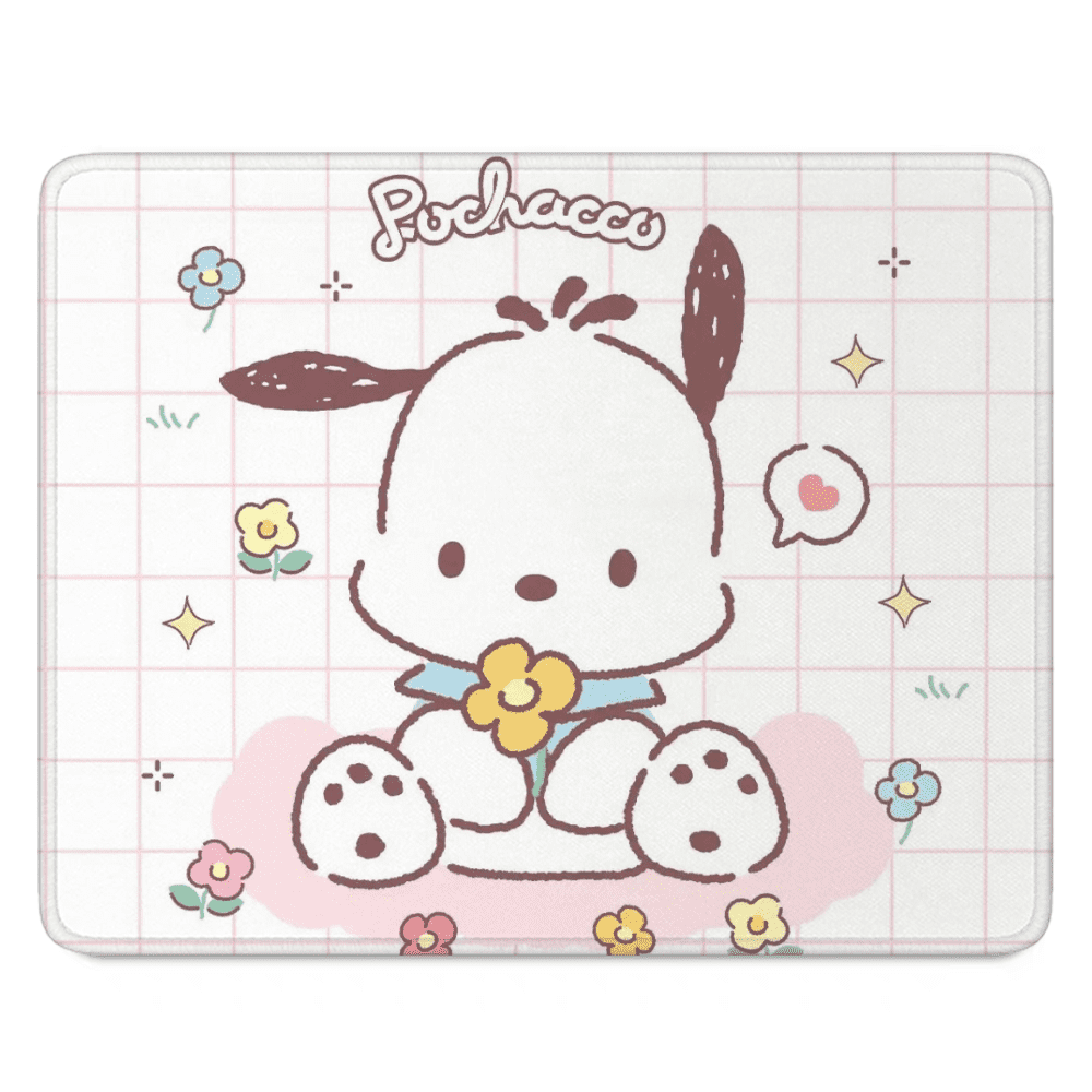 Kawaii Pochacco Sanrio Small Pad Gaming Pad Mouse Computer Mat Cute on ...
