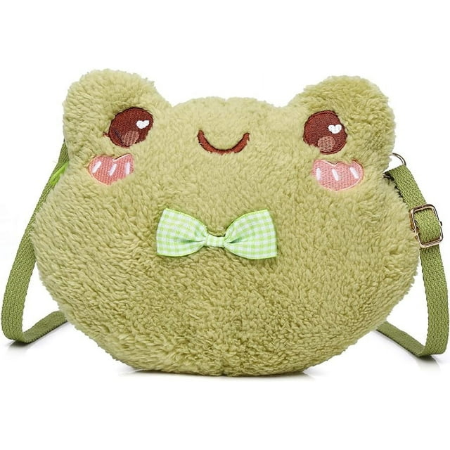 Kawaii Purse for Women, Cute Girls Animal Bag Fluffy Plush Lolita Purse ...