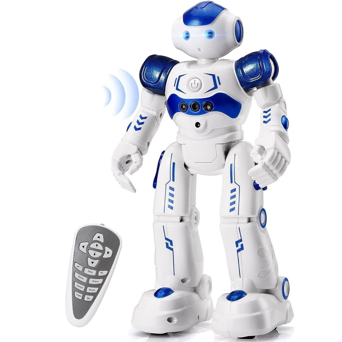 New RC Robot Toys for Kids, Programmable Smart Remote Control Robot Toy Intellectual Control ...