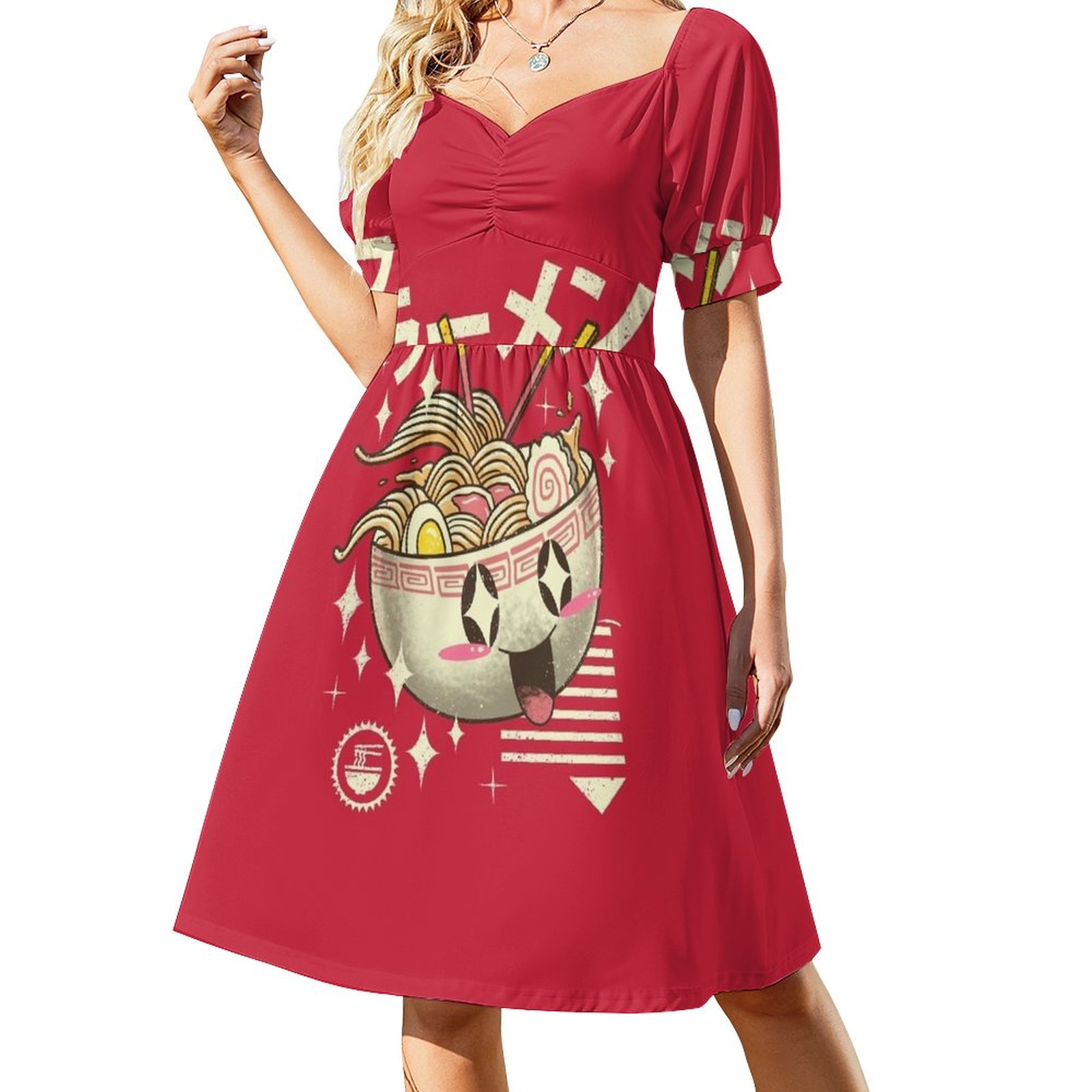 Kawaii Ramen Sleeveless Dress evening dress Dresses for wedding party ...