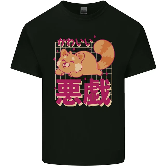 Kawaii Red Panda Japanese Cute T-Shirt - Walmart.com