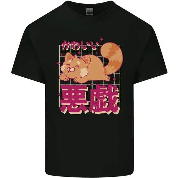 Kawaii Red Panda Japanese Cute T-Shirt - Walmart.com