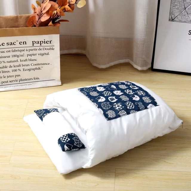 Kawaii Removable Cat Bed House - Cozy Cave for Adult Cats & Large Dogs ...