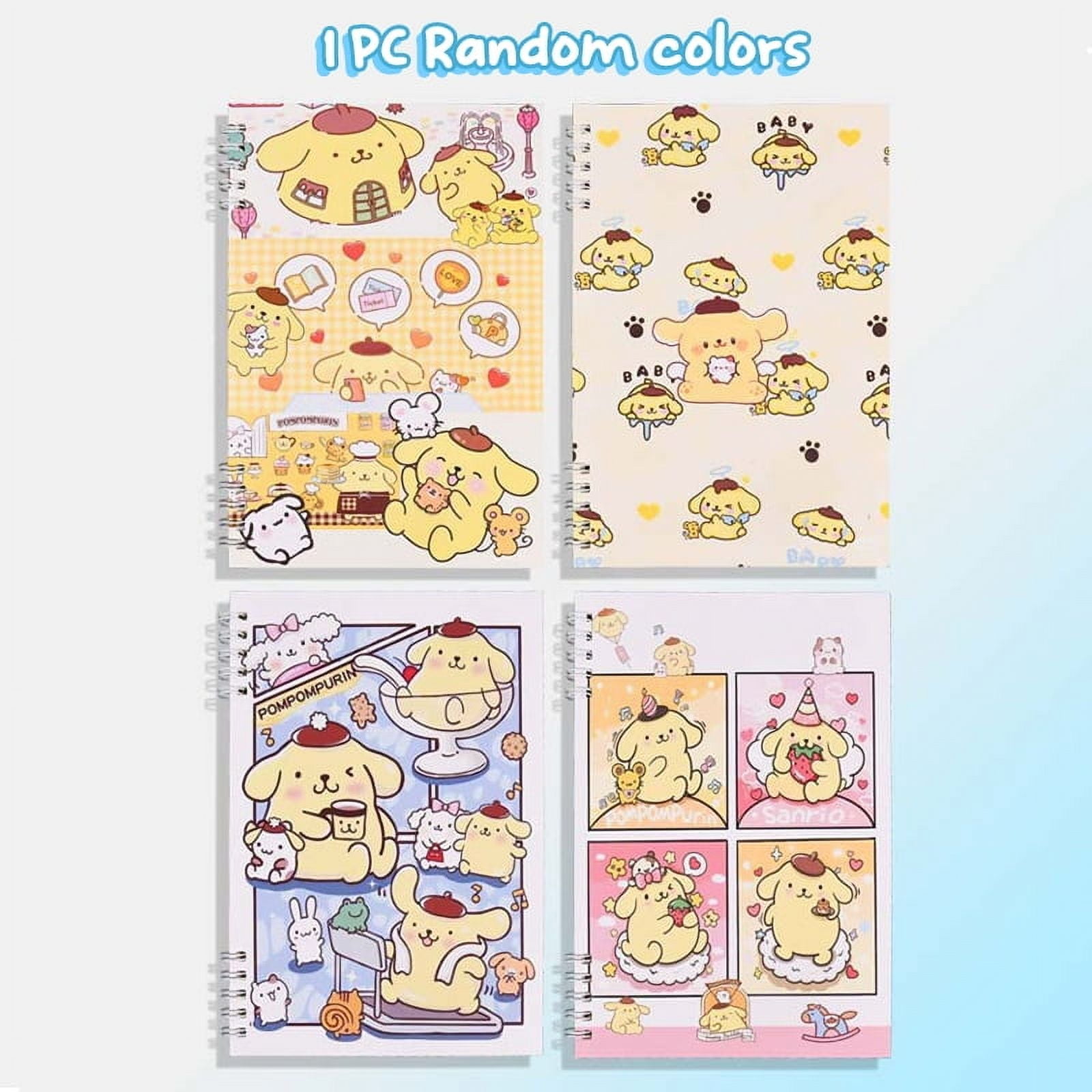 Kawaii Sanrio A5 Notebook Hello Kitty Cinnamonroll Kuromi My Melody ...