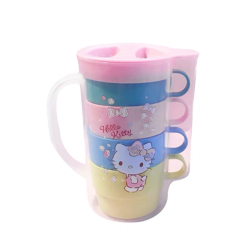 Kawaii Sanrio Accessories Cold Kettle Hello Kittys Cute Beauty Large ...