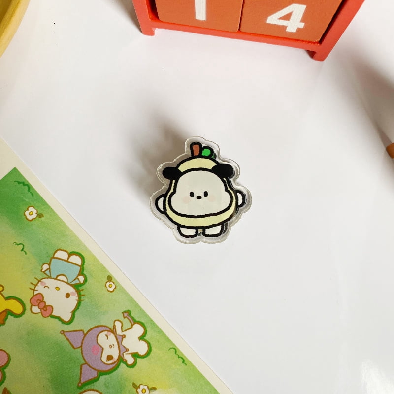 Kawaii Sanrio Acrylic Clip Hello Kittys My Melody Kuromi Accessory Cute ...