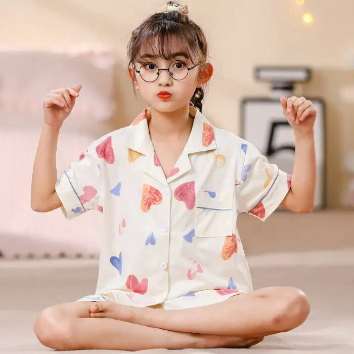 Kawaii Sanrio Adult Pajama Sets Cartoon Kuromi Short-Sleeve Anime Cute ...