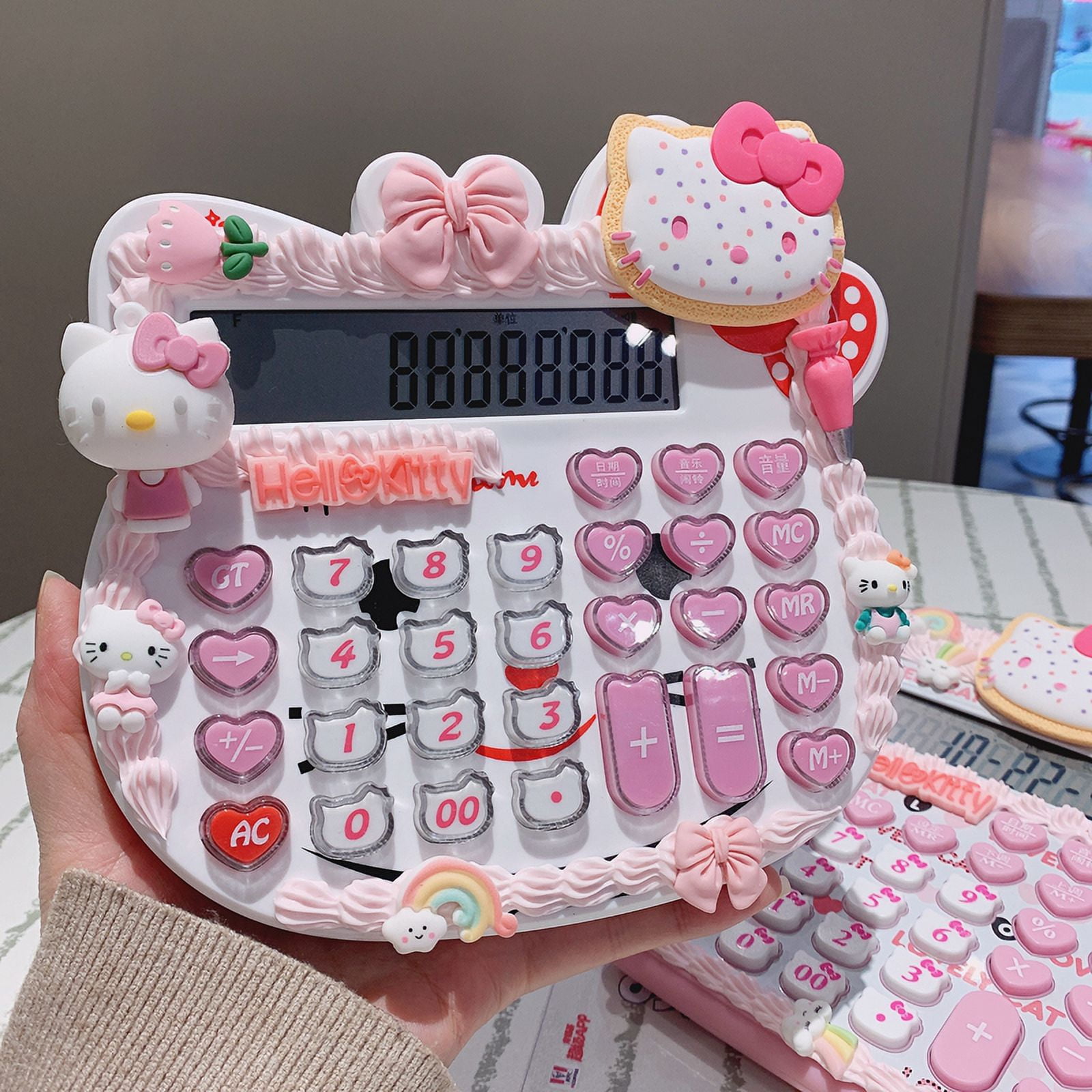 Kawaii Sanrio Anime Hellokitty Voice Calculator Cartoon Melody Student ...
