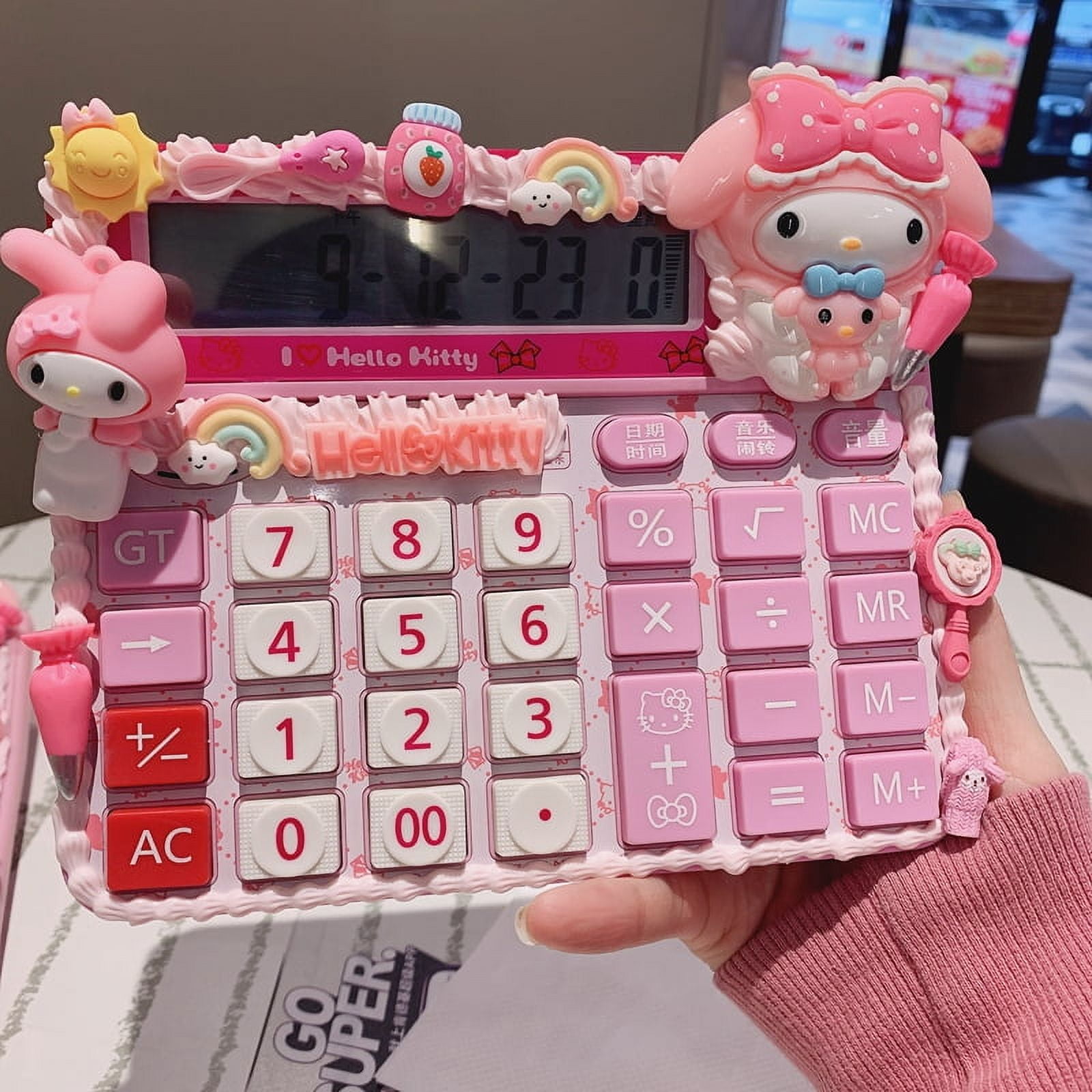 Kawaii Sanrio Anime Hellokitty Voice Calculator Cartoon Melody Student ...