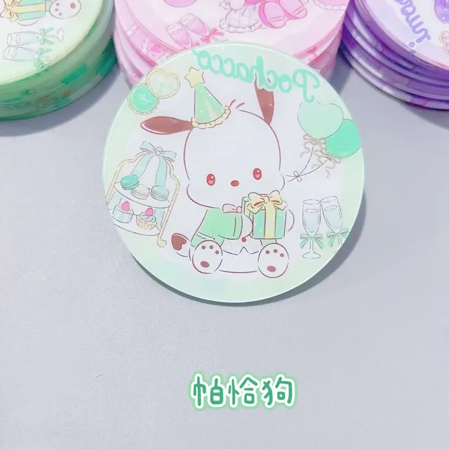 Kawaii Sanrio Anime My Melody Cinnamoroll Double Insulated Coaster ...
