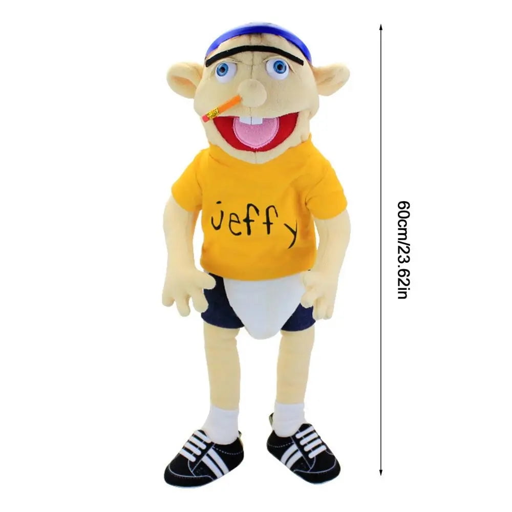 2023 Large Jeffy Boy Hand Puppet - Soft Doll for Talk Show Props ...