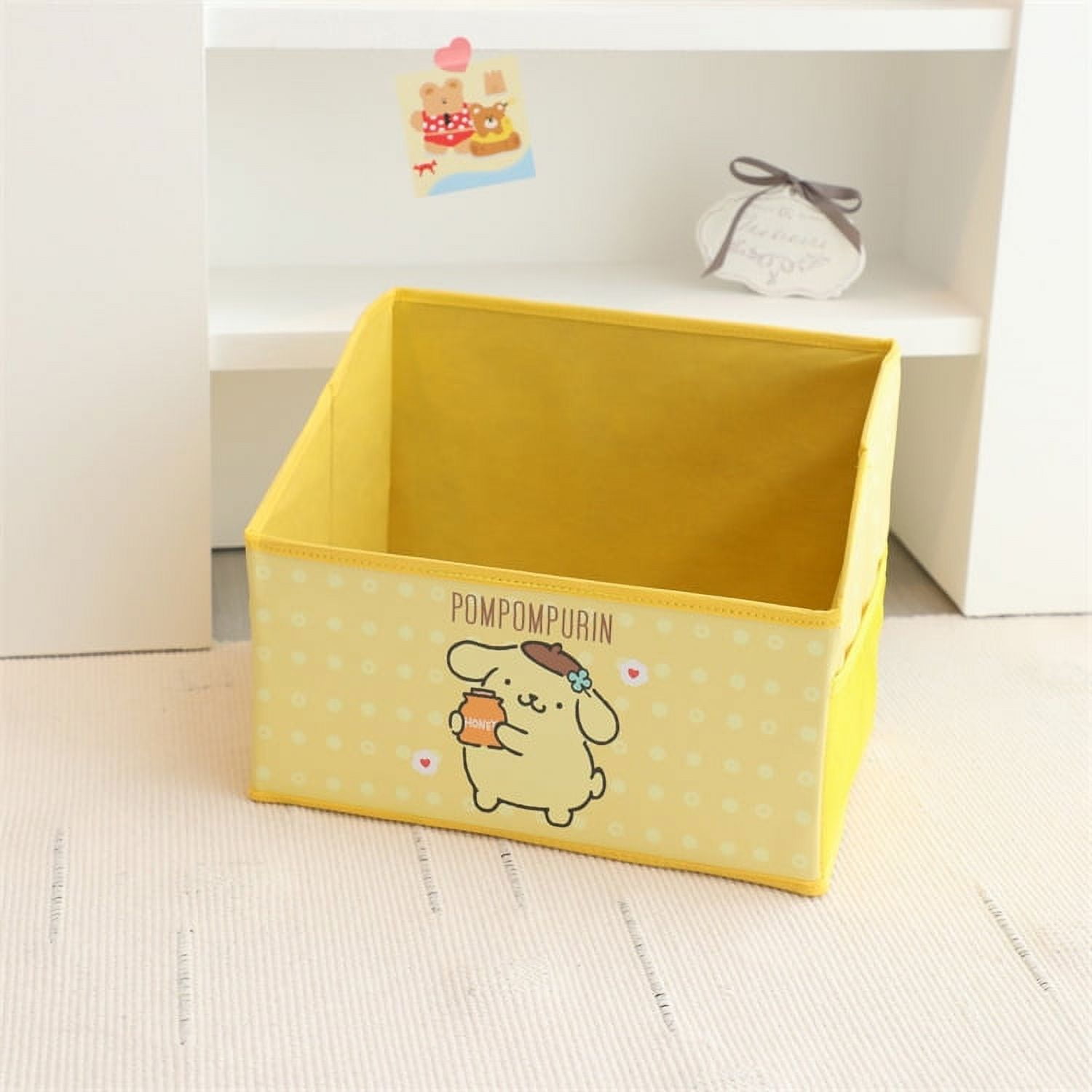 Kawaii Sanrio Anime Pompompurin Pochacco Bookshelf Cute Cartoon Kuromi ...
