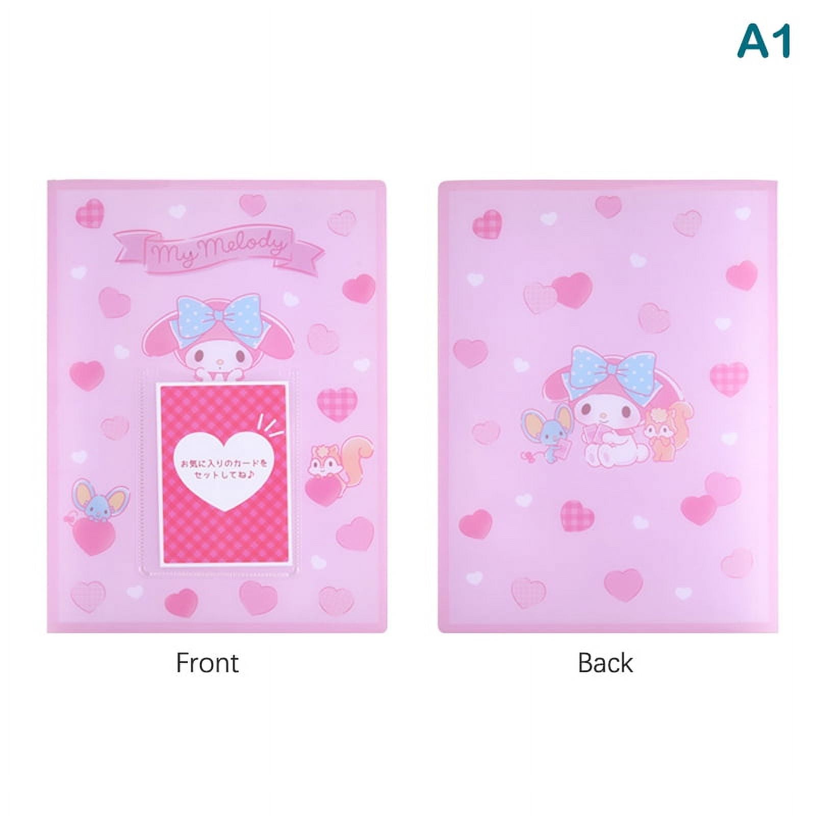 Kawaii Sanrio Binder Photocards Cover Anime Kuromi Melody Pachacco ...